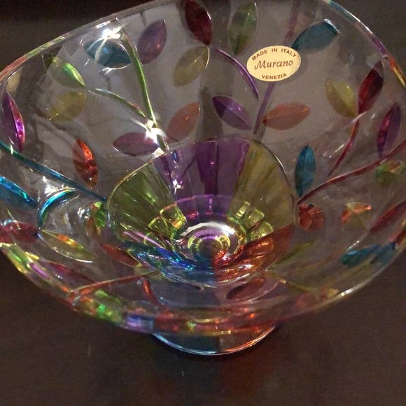 Murano | Accents | Vintage Hand Painted Murano Glass Tree Of Life Multi ...